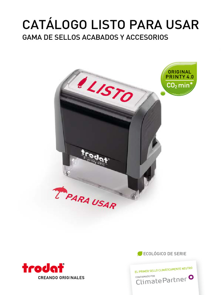 Catalogo Sellos Trodat 1 | PDF