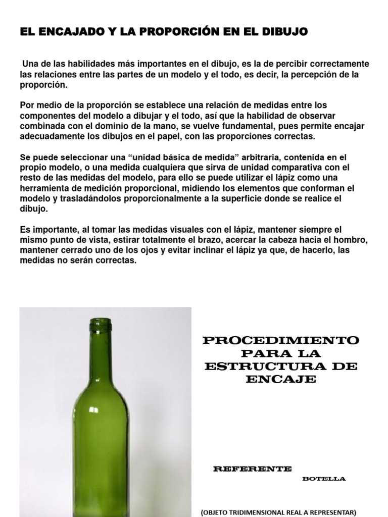 Técnicas de Proporción en Dibujo | PDF