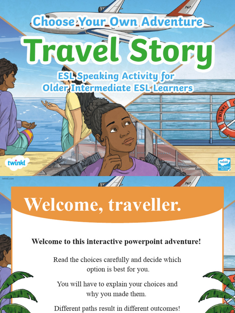 Twinkle ESL Choose Your Own Adventure Travel Story Teens. | PDF | Art