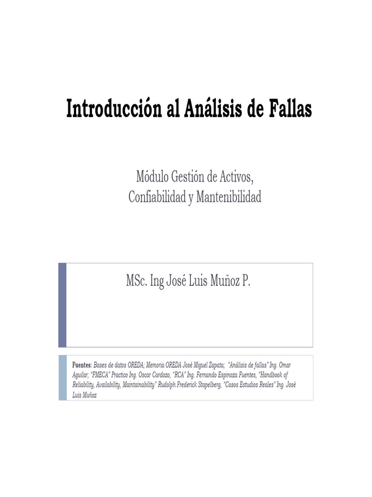 Introducción Al Análisis de Fallas | PDF