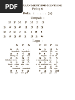 Not Angka Lagu Gundul Pacul | PDF