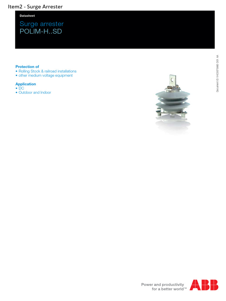 Polim-H02sd | PDF | Insulator (Electricity) | Electrical Components