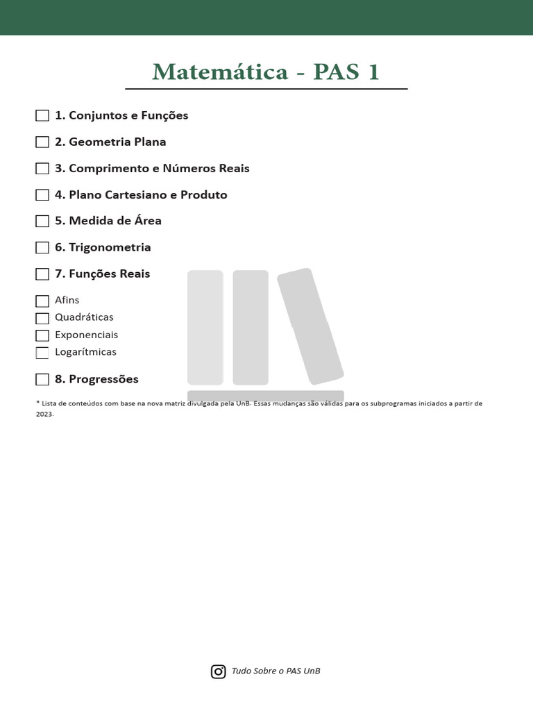 PAS 1 - ConteÃºdo - 2023 | PDF