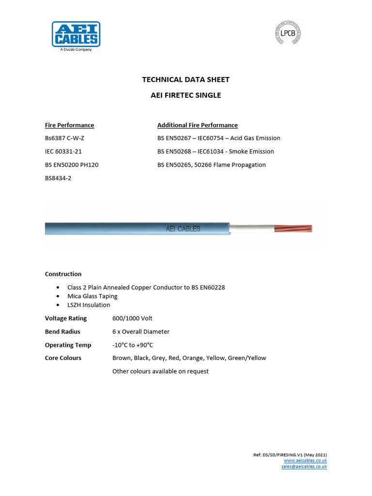 AEI - Cata + FSD + LPCB + Job Ref | PDF