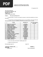 Turnover Letter | PDF