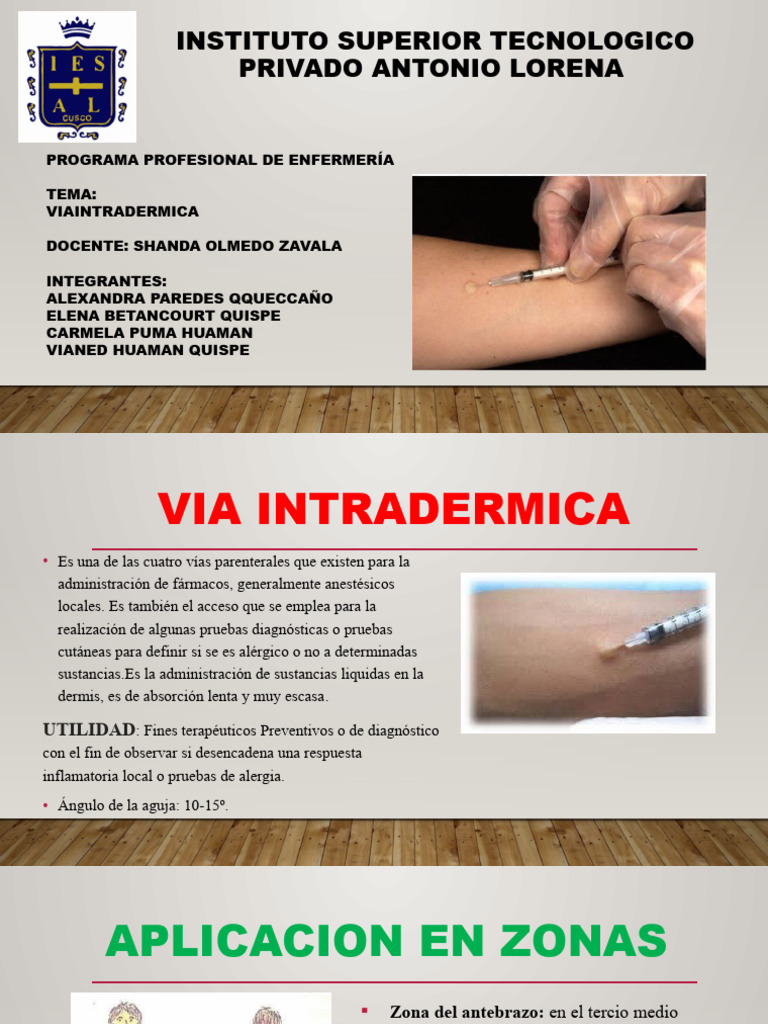 Via Intradermica | PDF