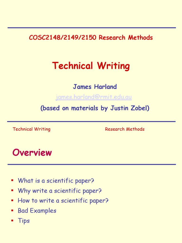 Guide to Writing Scientific Papers | PDF | Art | Computers