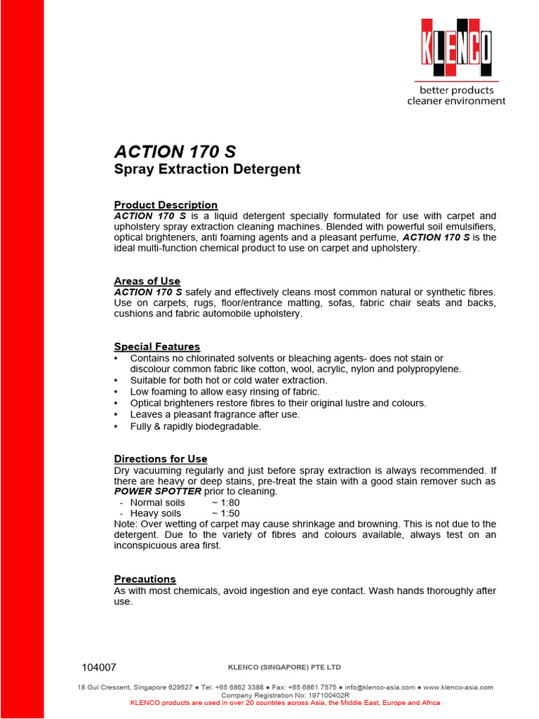 Action 170 S - 22 | PDF | Carpet | Materials