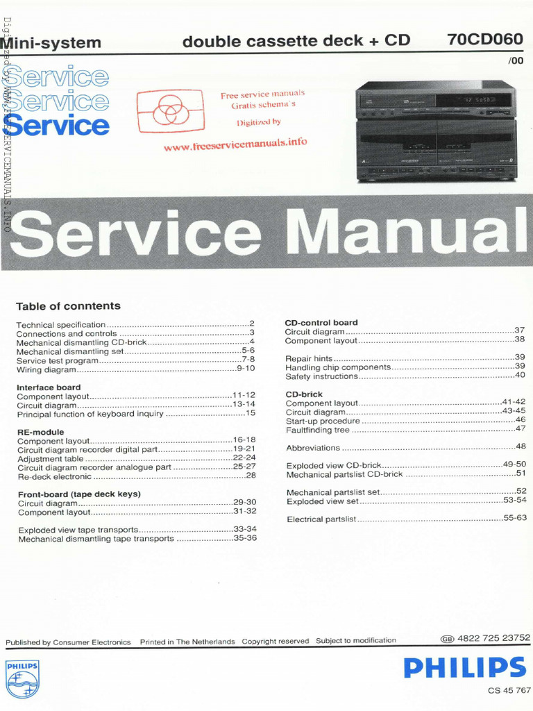 Philips Cd060 | PDF