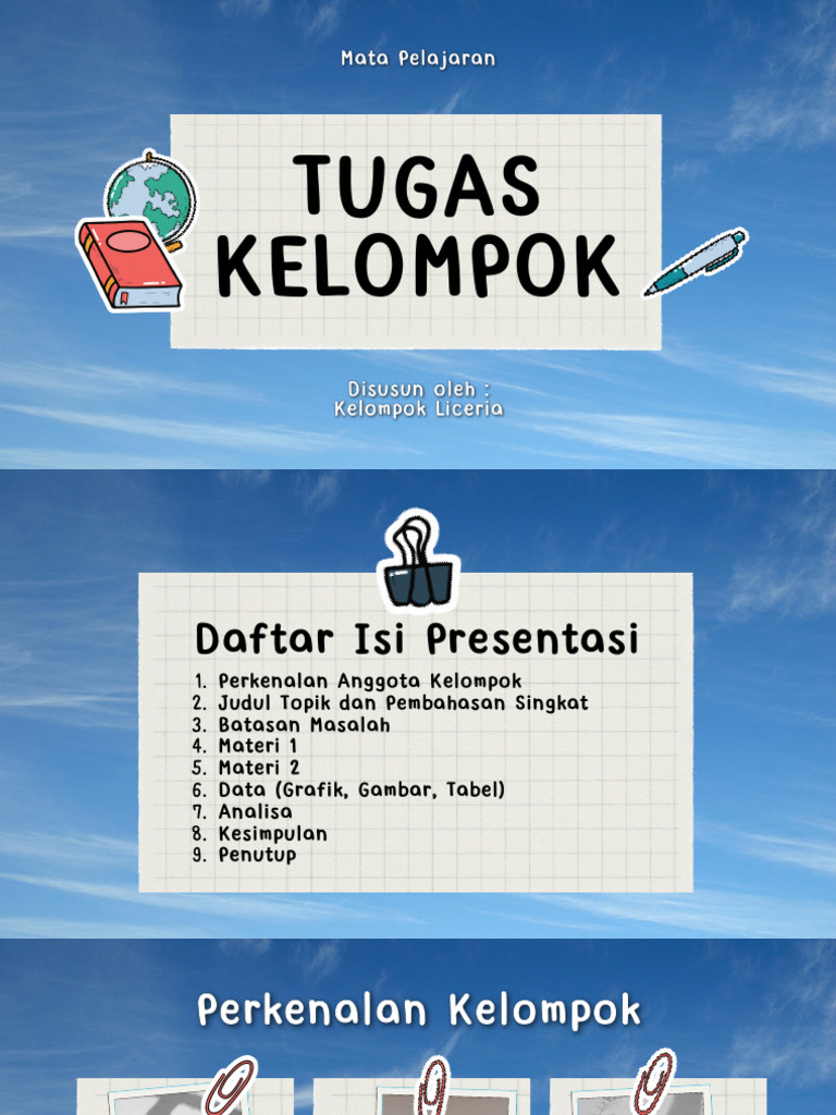 Template PPT TUGAS | PDF