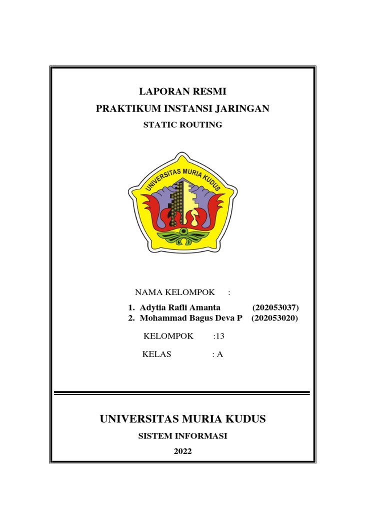 Laporan Resmi Ke-5 - Mohammad Bagus Deva Pratama - 202053020 | PDF | Komputer