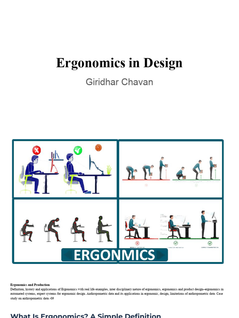 Ergonomics in Design | PDF