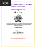 Internshala Report On AutoCAD | PDF | Auto Cad | Circle