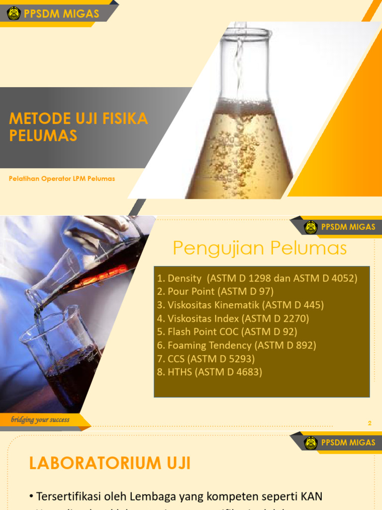 Metode Uji Sifat Fisik Pelumas | PDF