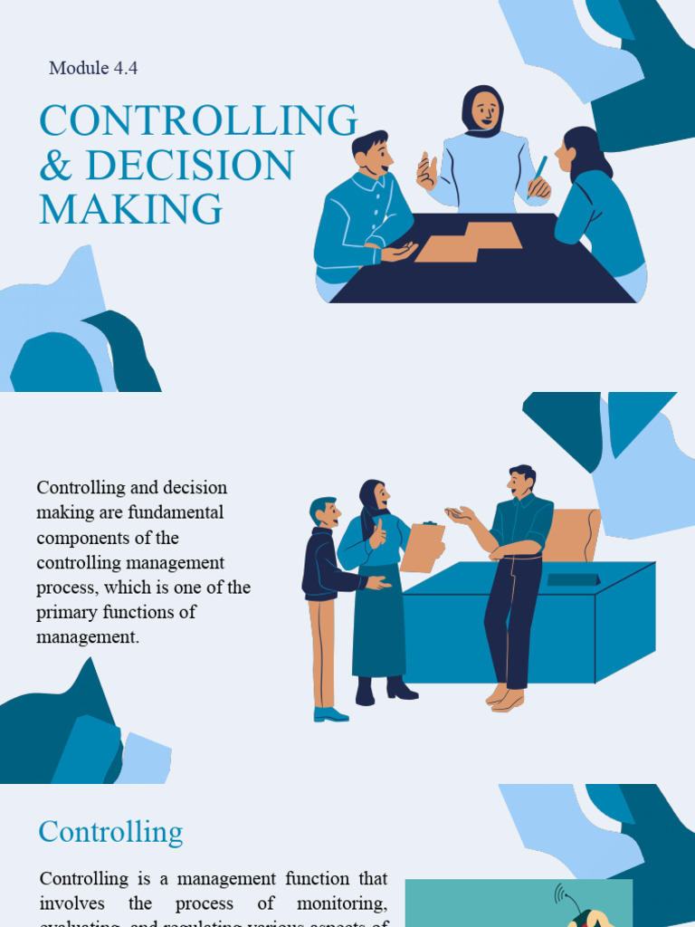 Controlling and Decision Making | PDF | Decision Making | Performance Indicator