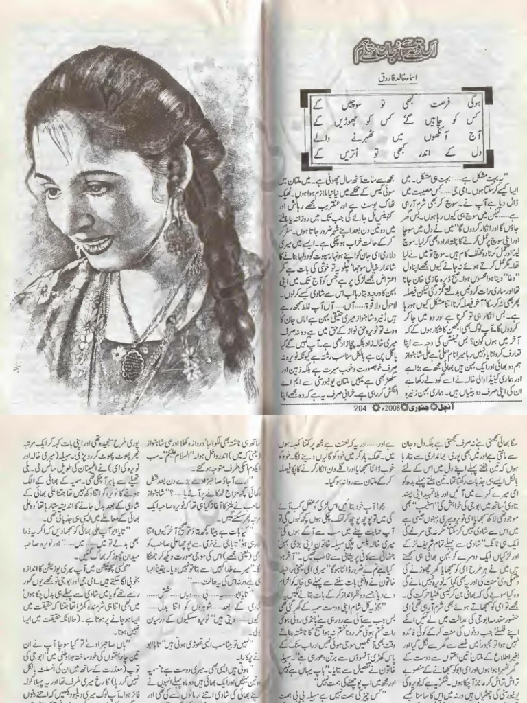 Is Qissay Se Anjaan Thay Hum Romantic Novel by Asma Khalid Farooq | PDF