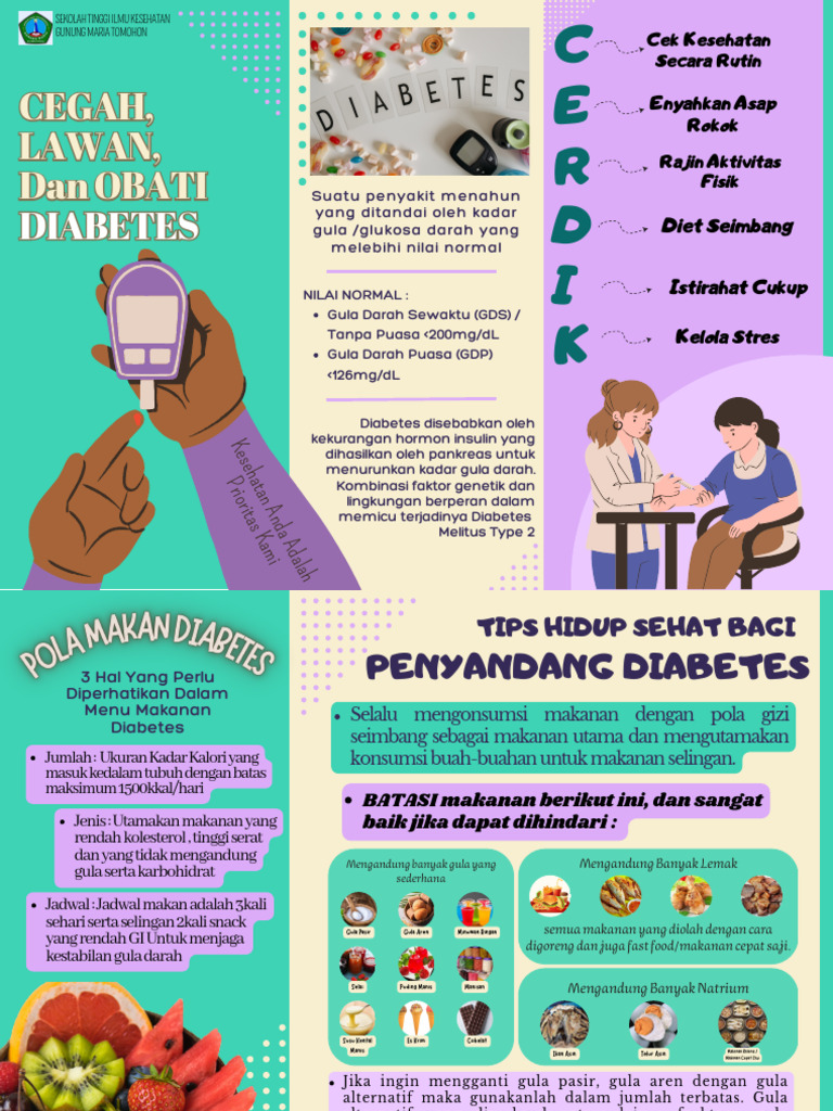 Leaflet Diabetes Melitus | PDF