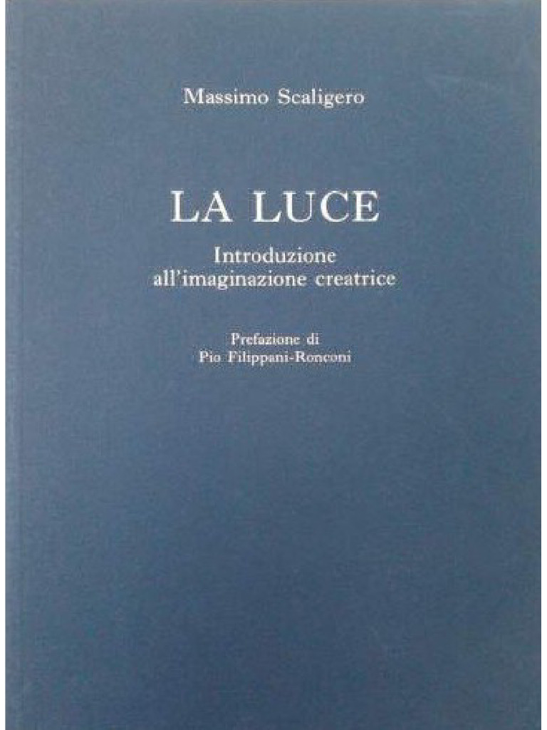 LA LUCE Massimo Scaligero | PDF