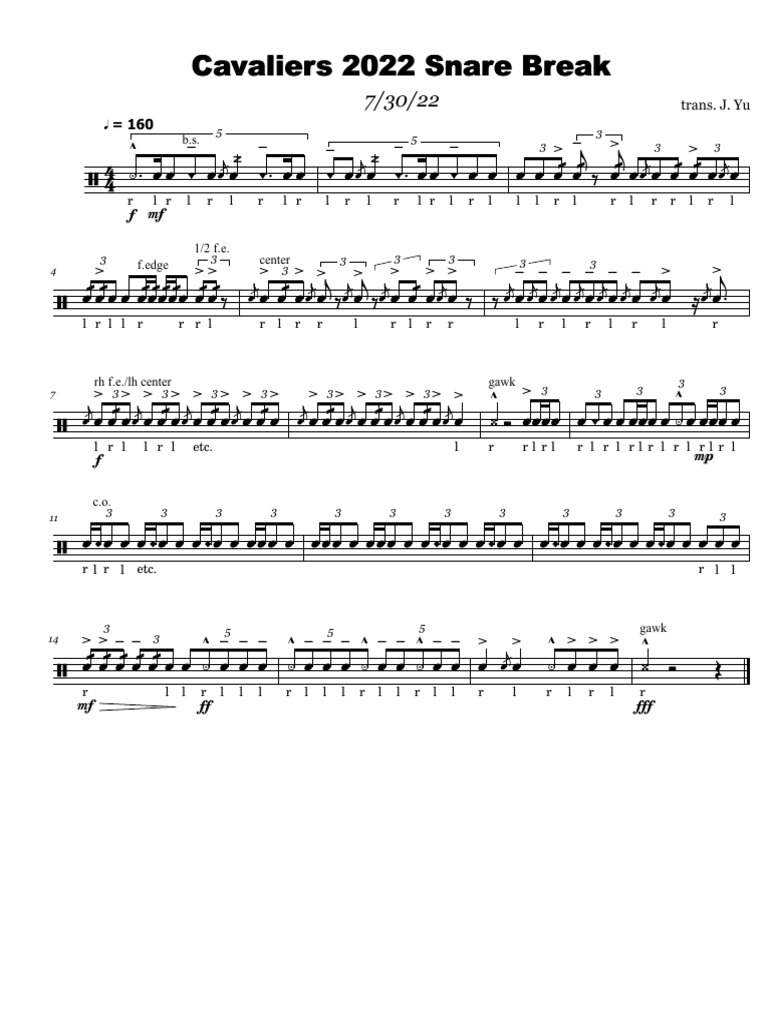 2022 Snare Break | PDF