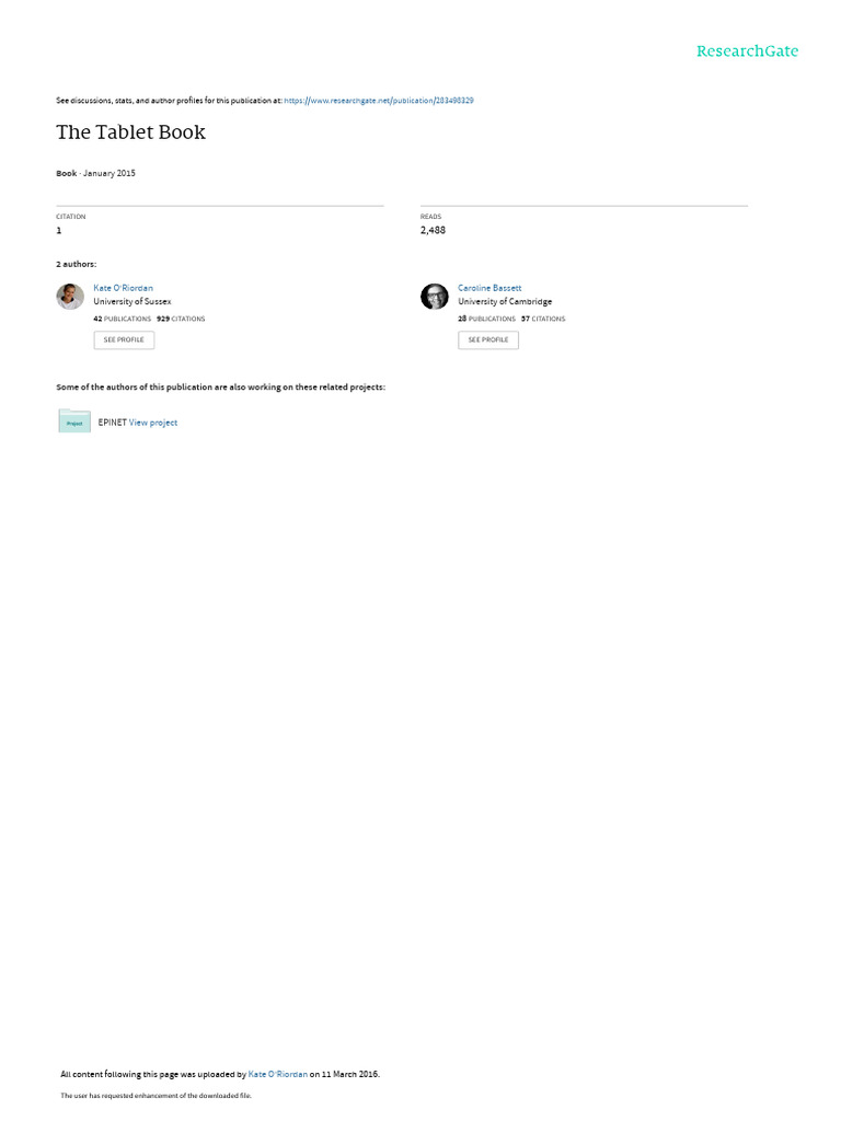 The Tablet Book Complete-2 | PDF
