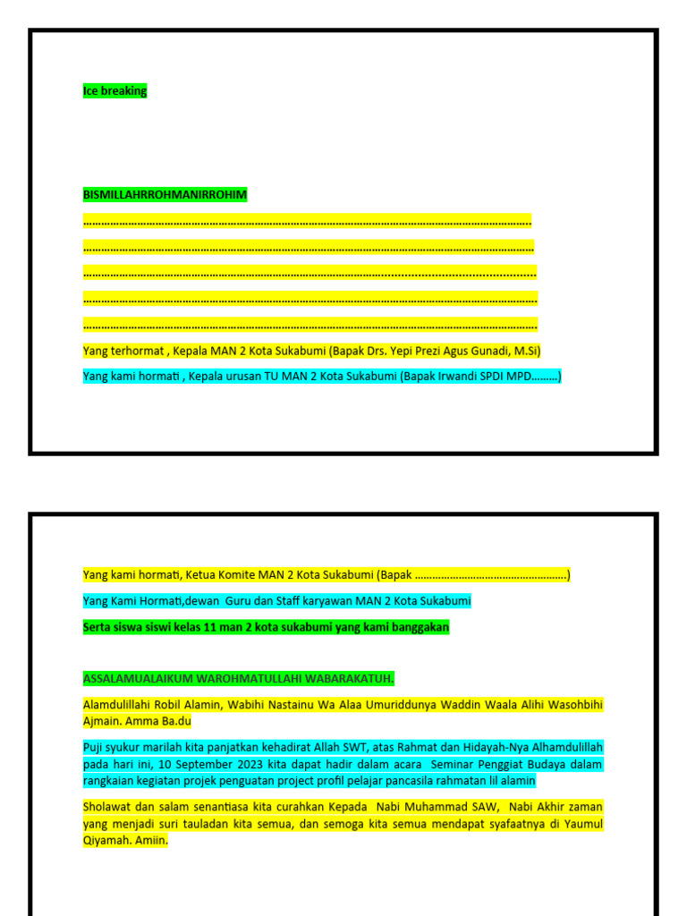teks mc seminar p5 | PDF