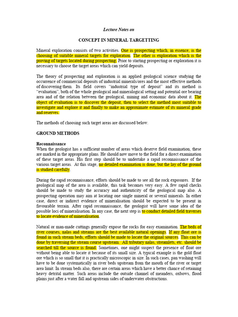 1.stages of Exploration and Concepts | PDF