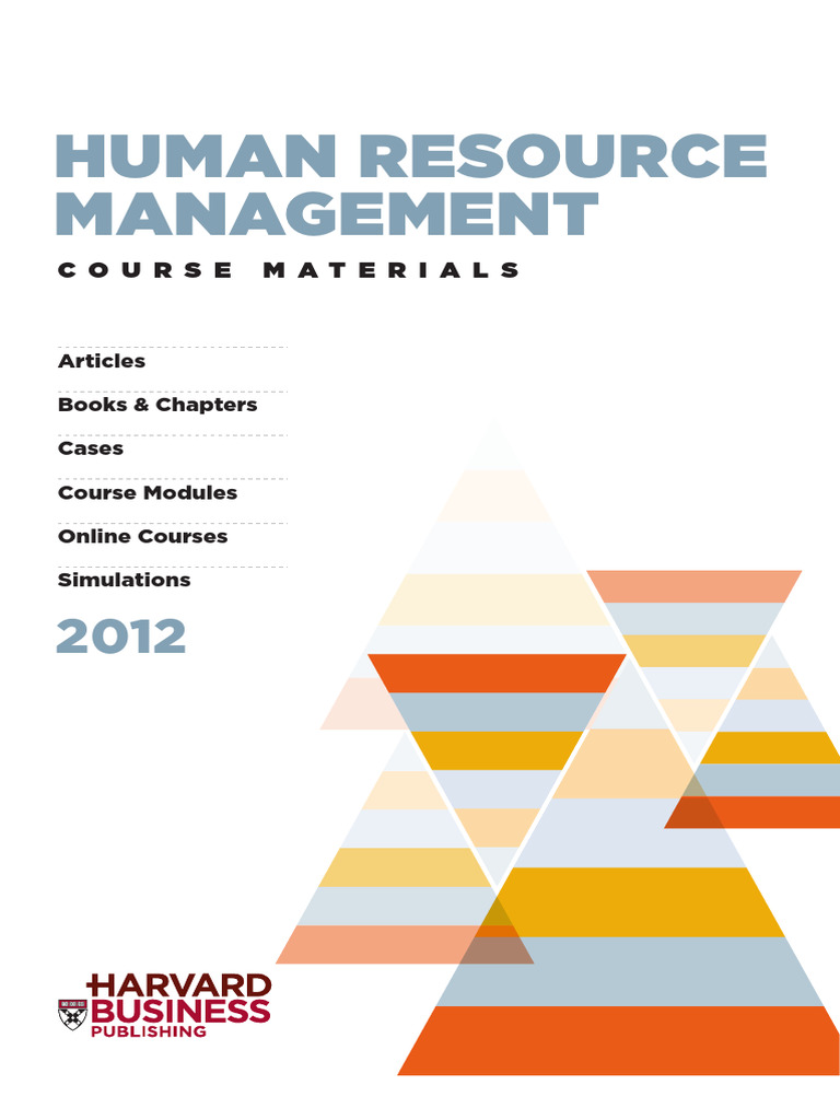 Harvard_HR Course Material | PDF