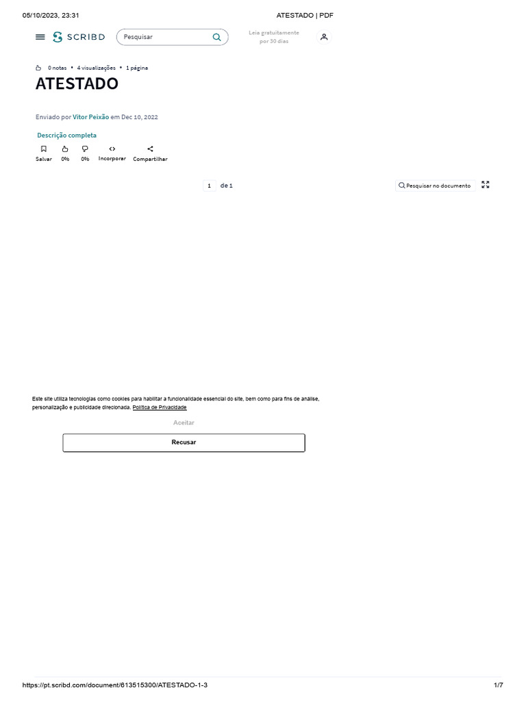 Atestado - PDF | PDF