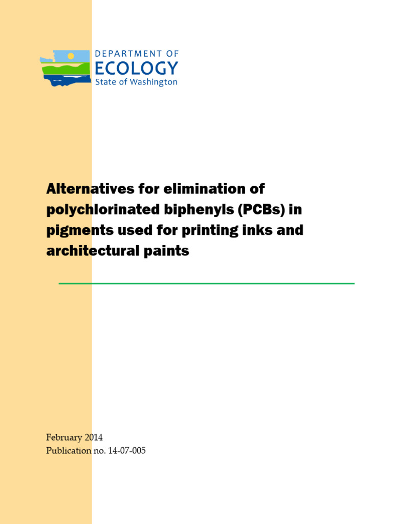 Alternatives For Elimination of Polychlorinated Biphenyls (PCBS) in ...