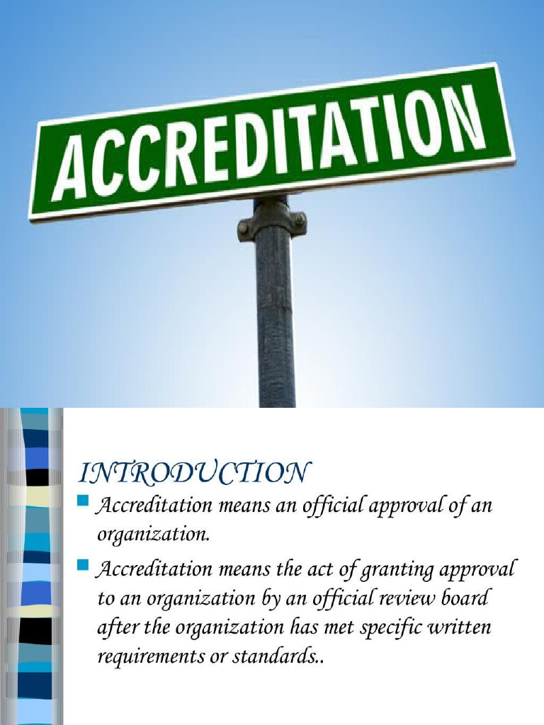 Accreditation | PDF