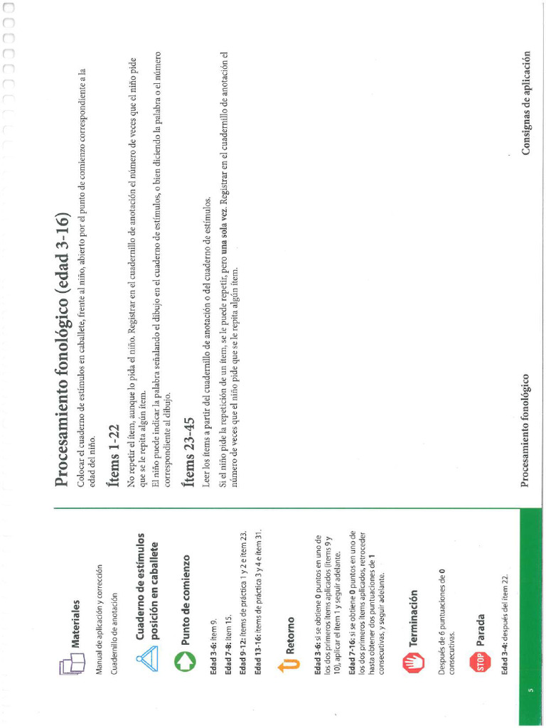 NEPSY Cuad Estimulos Verde 2 COMPLETO Compressed | PDF