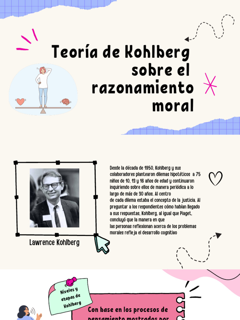 Teoría de Kohlberg Sobre El Razonamiento Moral | PDF | Crecimiento ...