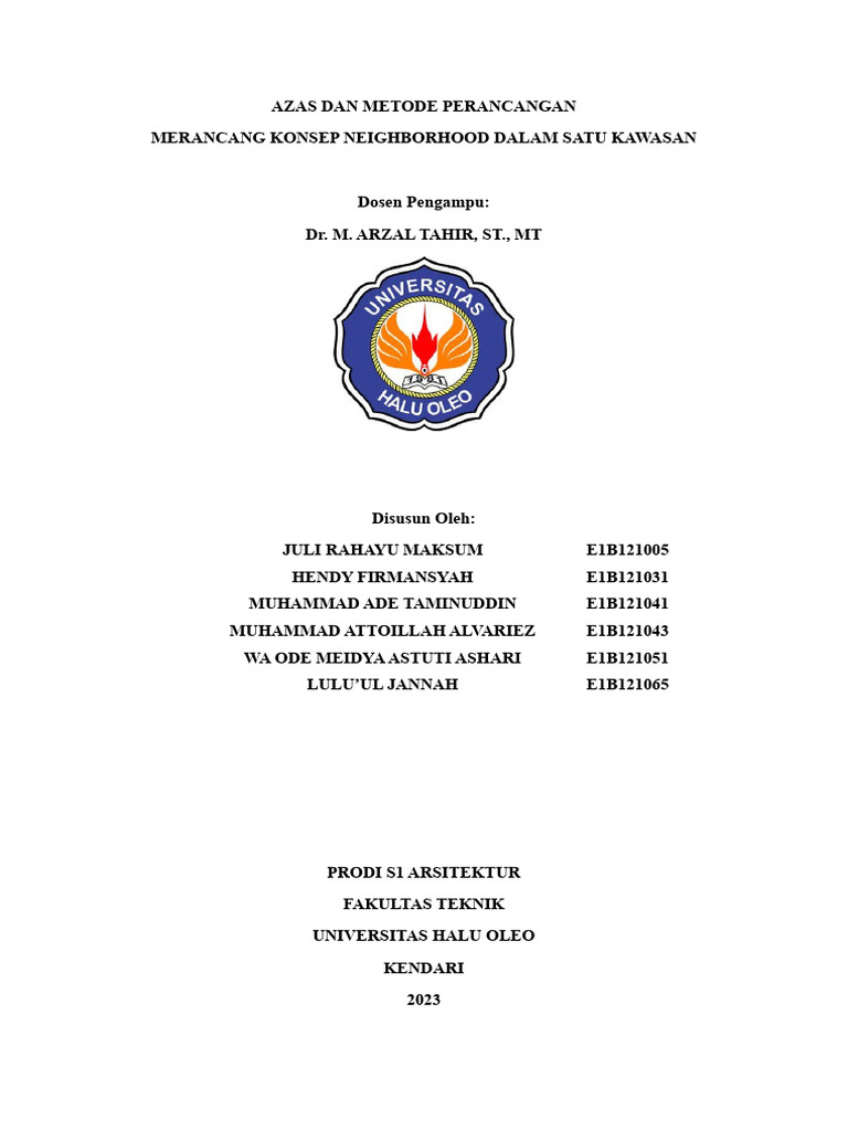 Azas Dan Metode Perancangan | PDF Azas Dan Metode Perancangan | PDF