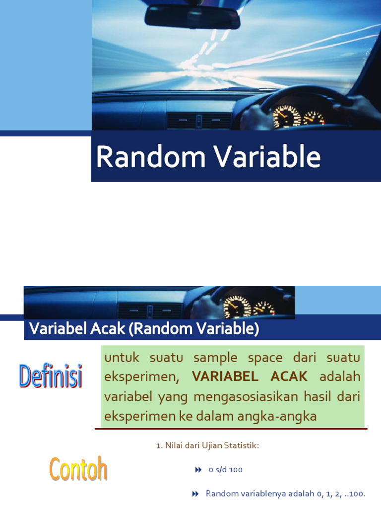 TM5 - Random Variable | PDF