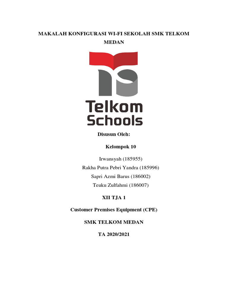 Konfigurasi Wi-Fi di SMK Telkom Medan | PDF | Bisnis | Teknologi & Rekayasa