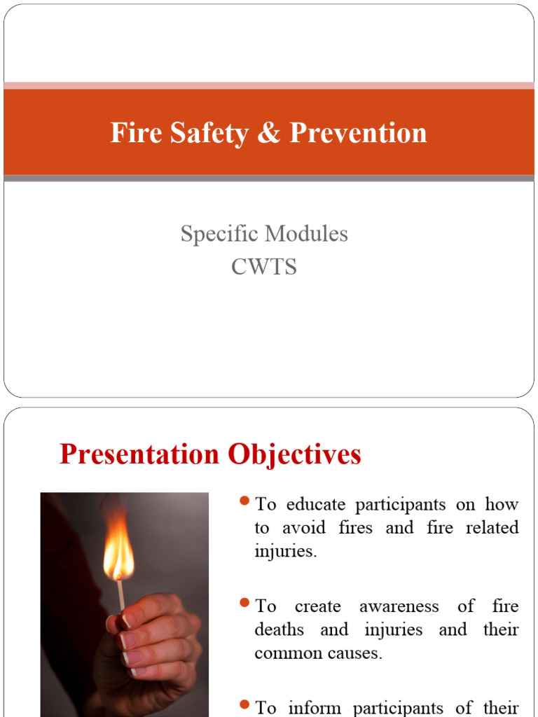 Fire Safety Presentation | PDF