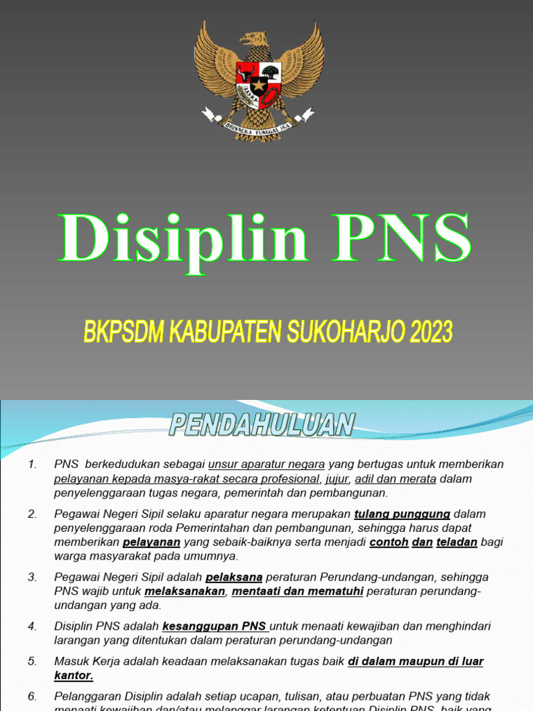 Disiplin PP 94 Tahun 2021 | PDF