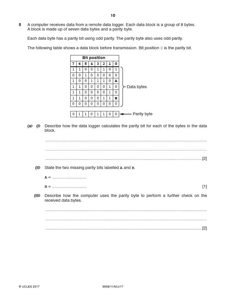 Comp P1 Parity | PDF