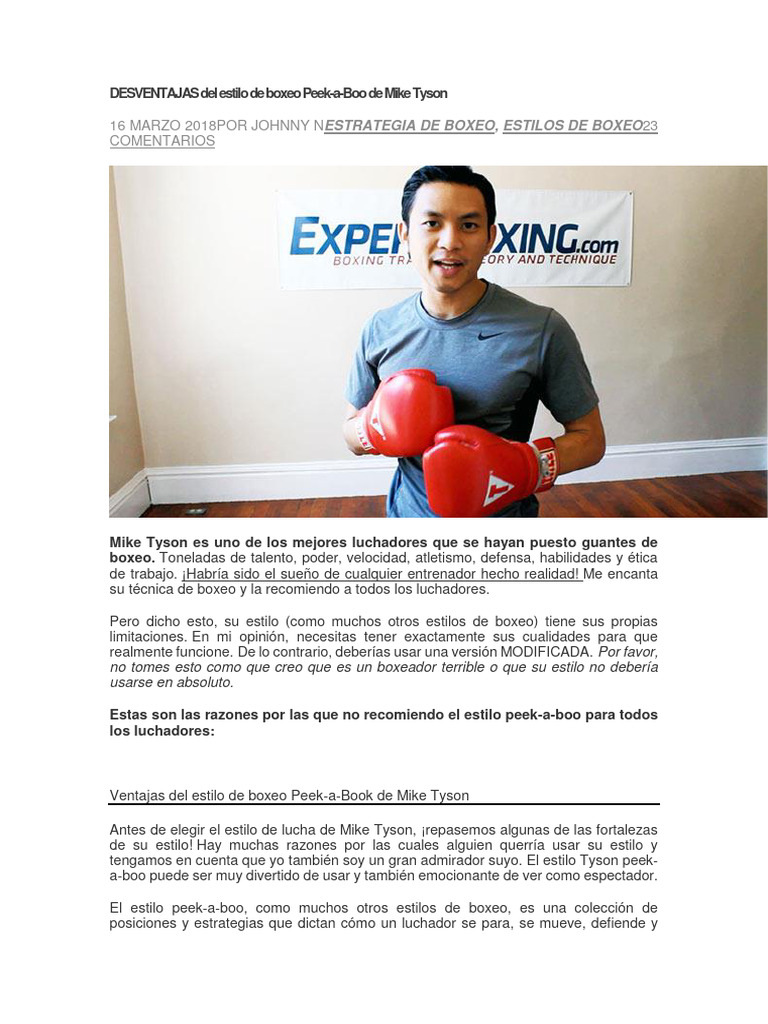 Trucos y Consejos ExpertBoxing | PDF