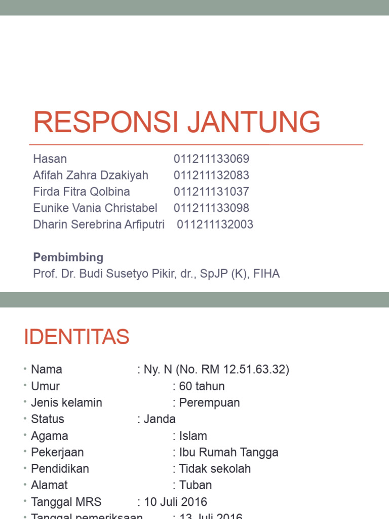 Responsi Jantung | PDF