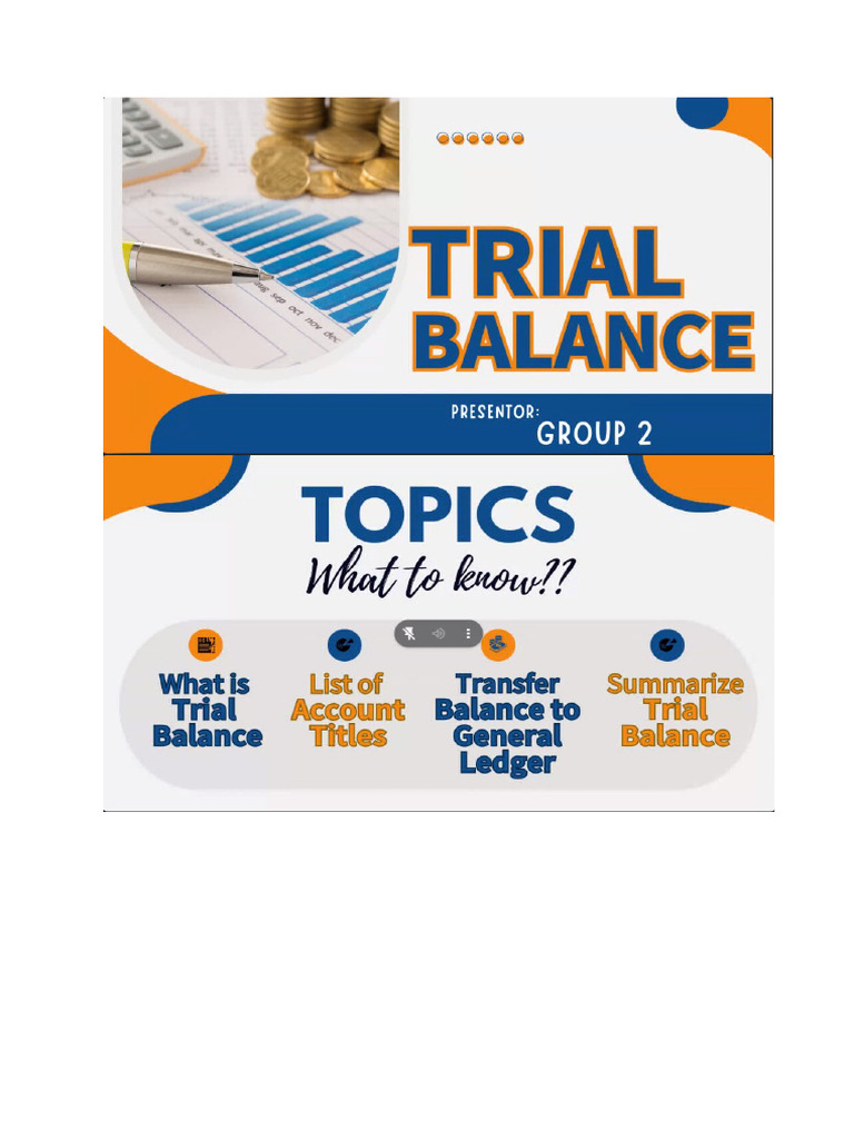 UC3 Trial Balance | PDF