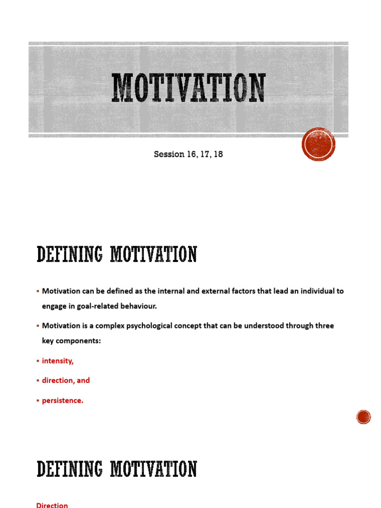 Motivation | PDF