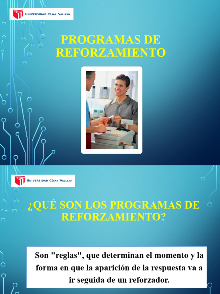 Programas de Reforzamiento | PDF