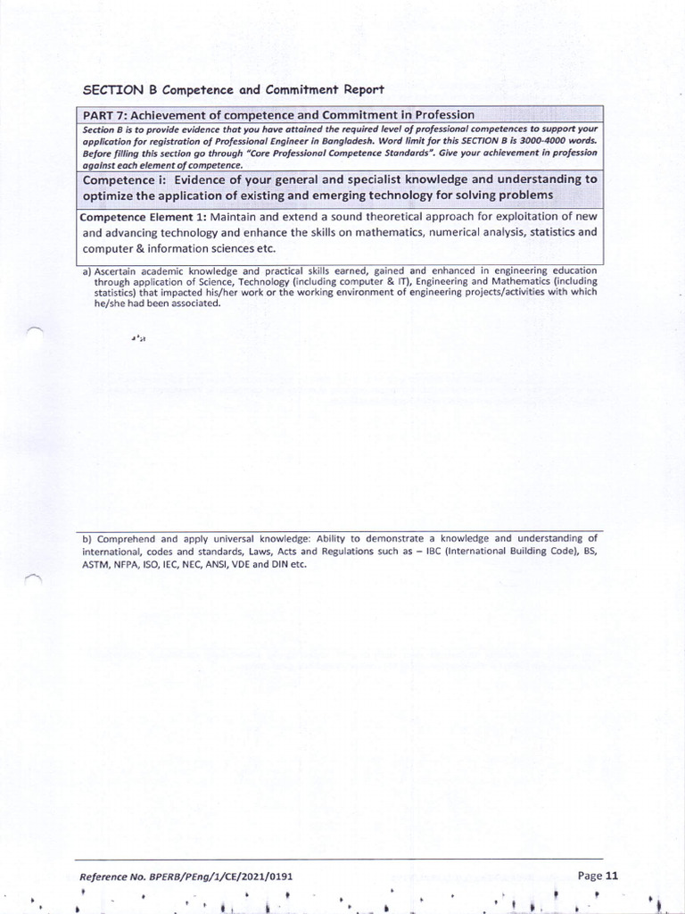 PENG Form Sec-B (p11-46) | PDF