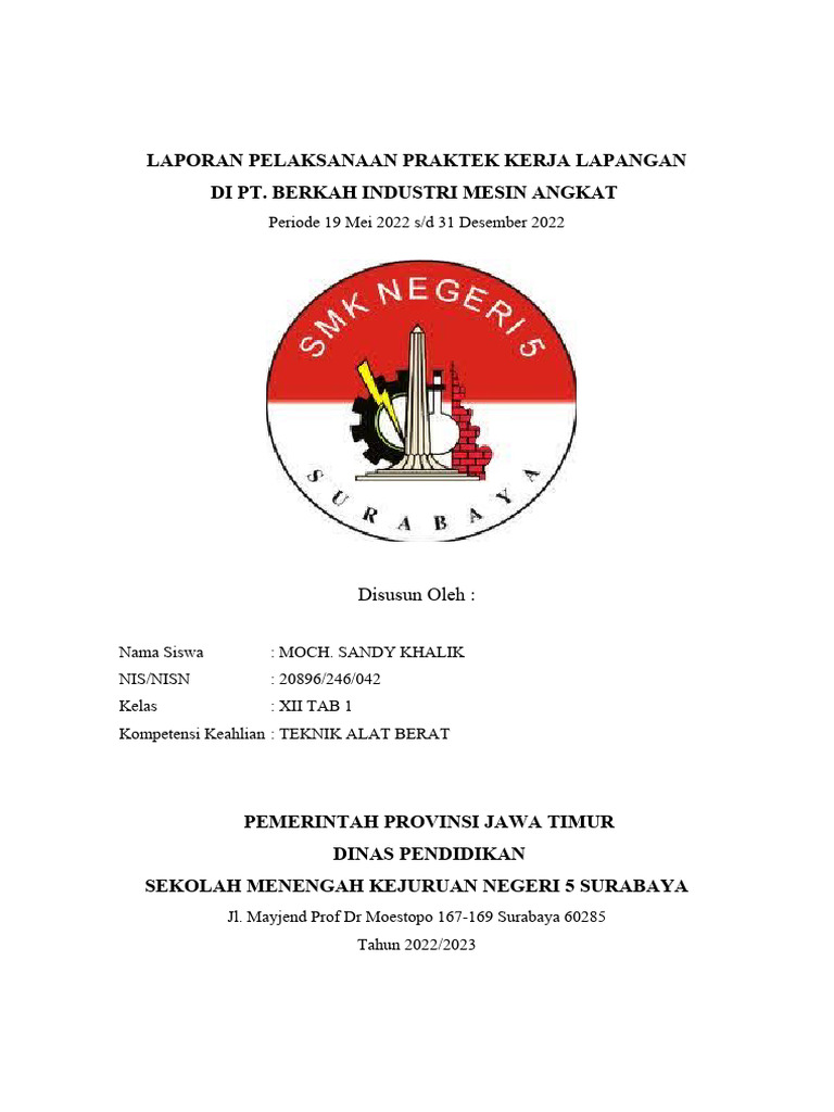Laporan PKL Moch. Sandy K | PDF | Bisnis