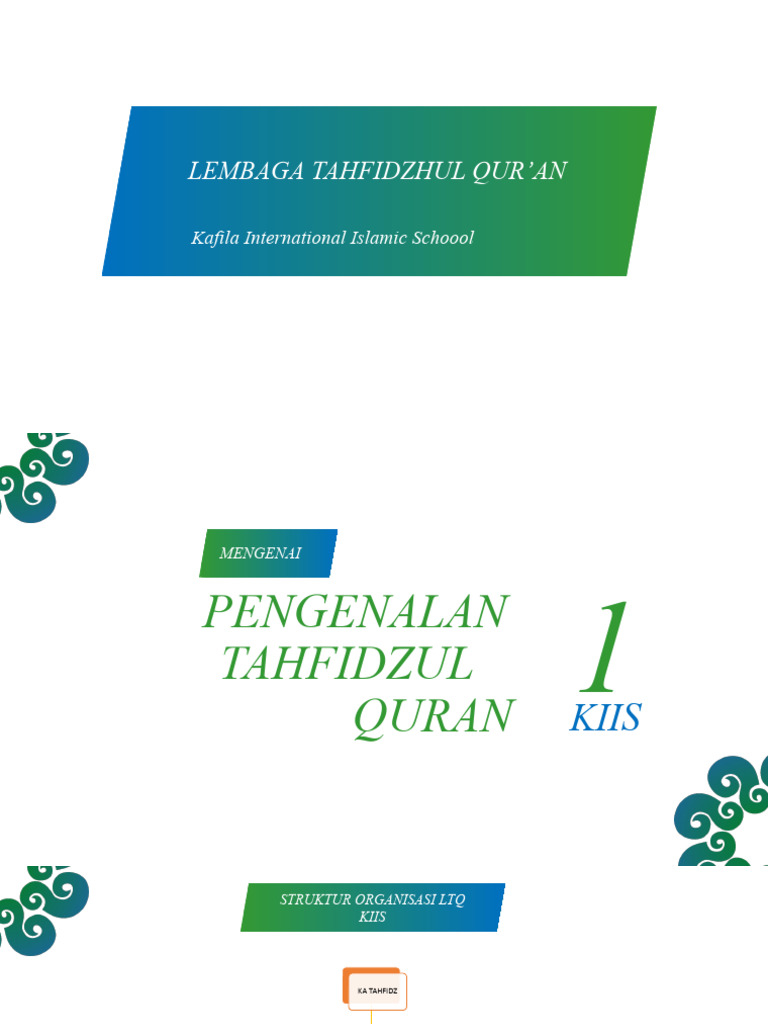 Ketahfidzan KIIS | PDF
