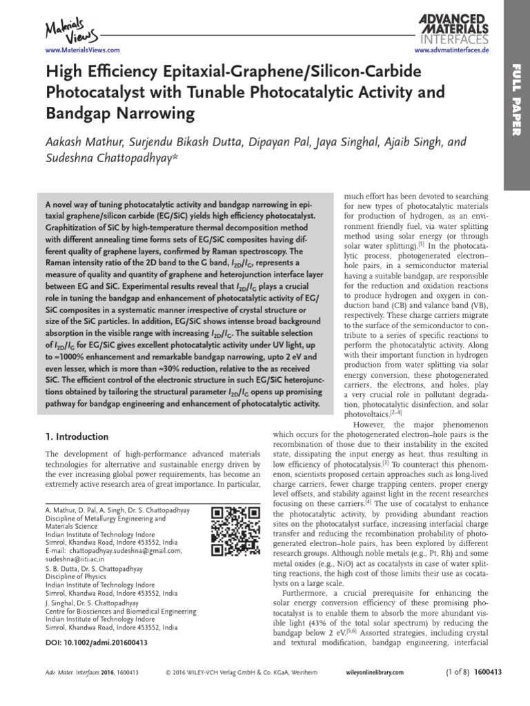 Advanced Materials Interfaces | PDF