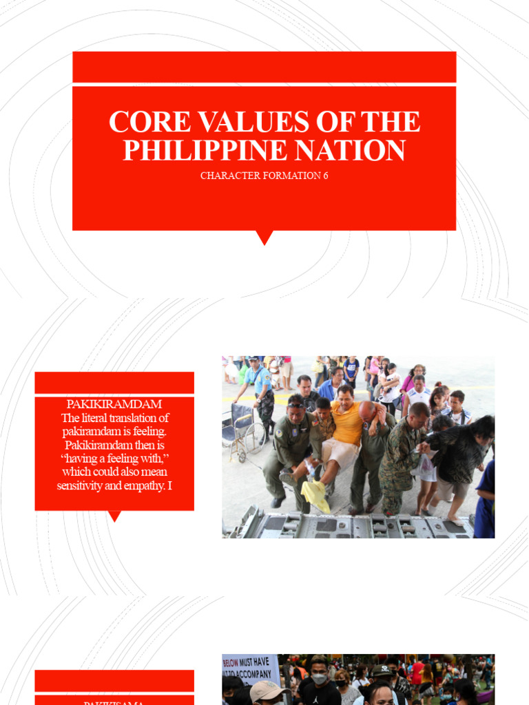 Core Values of the Philippine Nation | PDF | Self-Improvement
