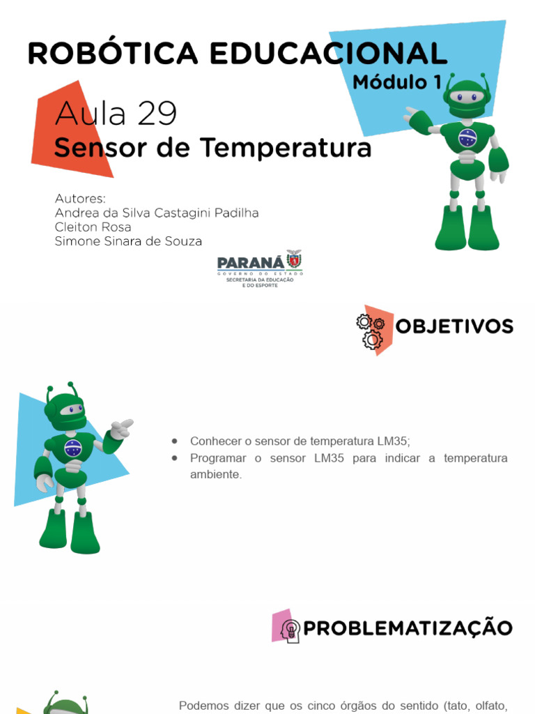 Aula 29 Sensor de Temperatura-1 | PDF