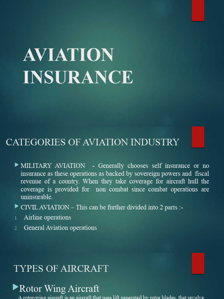 Aviation Insurance | PDF